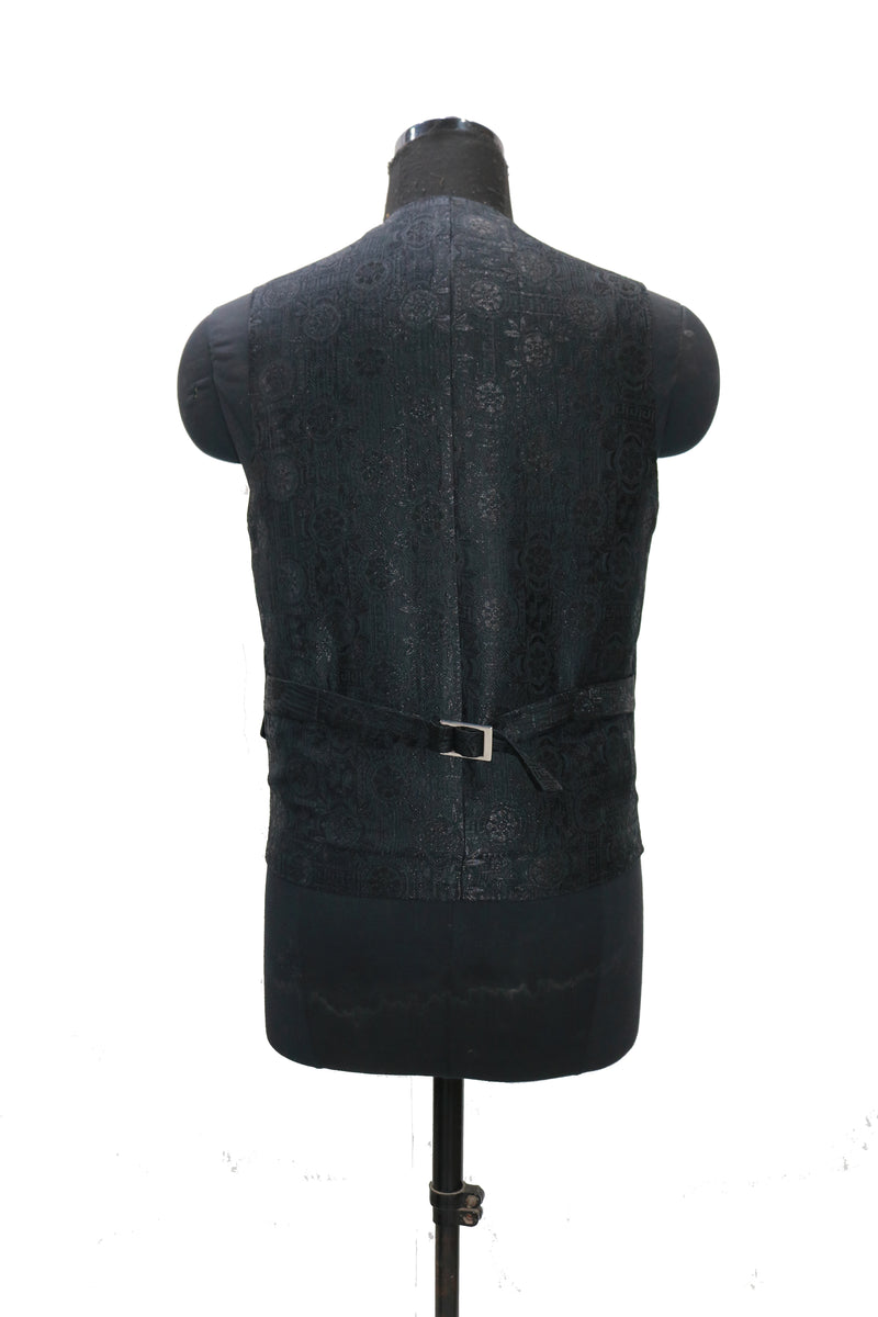 Unique Suit Jackets for Men | Black & Copper Vest | Freeborn Designs