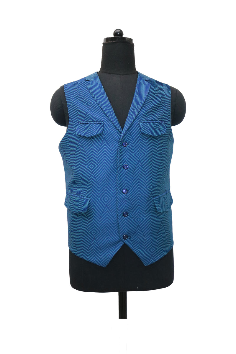 Unique Suit Jackets for Men | Black & Copper Vest | Freeborn Designs